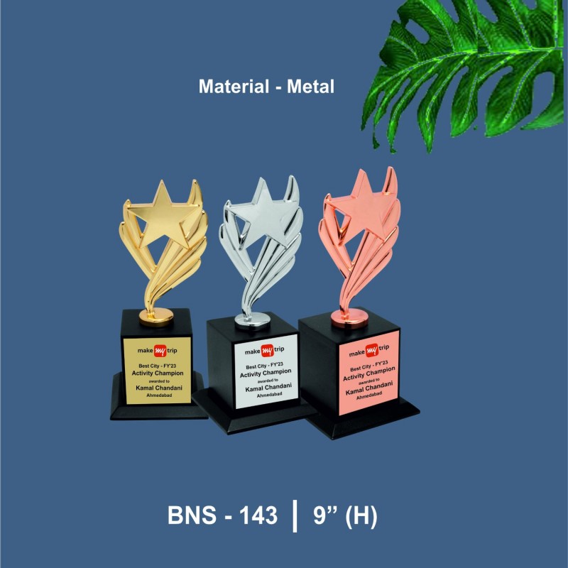 Best Trophy Manufacturer in Delhi And NCR - Benson Trophies